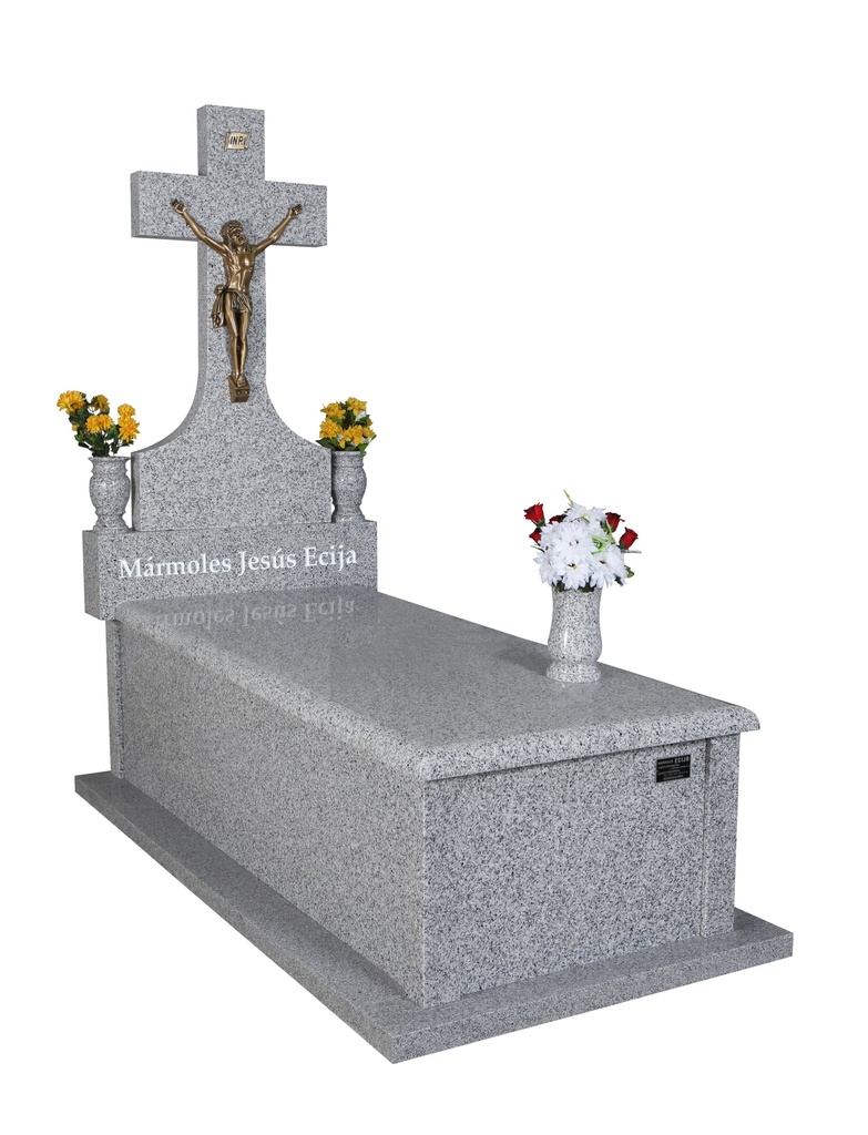 Lápida nº21 con cruz – Homenaje grabado en granito | Grupo Écija