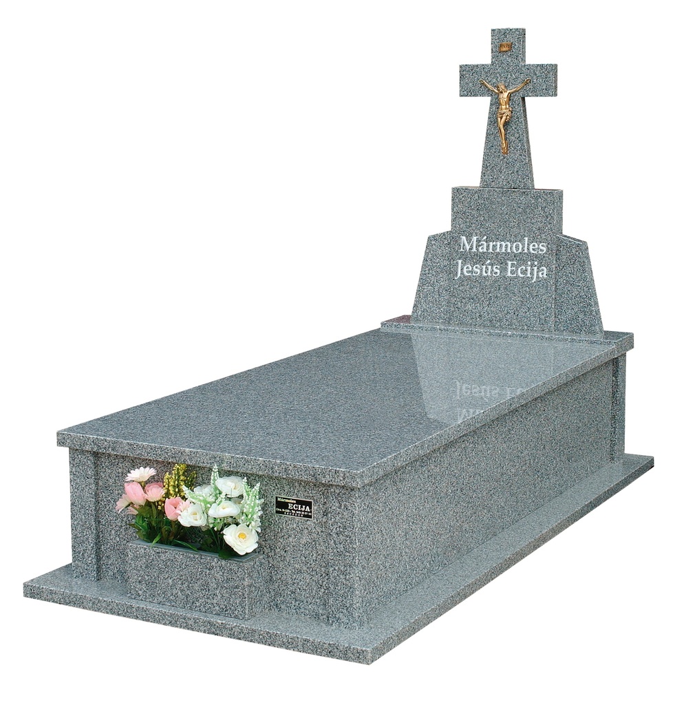 Lápida nº1 con cruz – Personalizada más envío | Grupo Écija